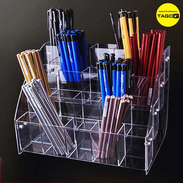 Kệ đựng bút, viết mica